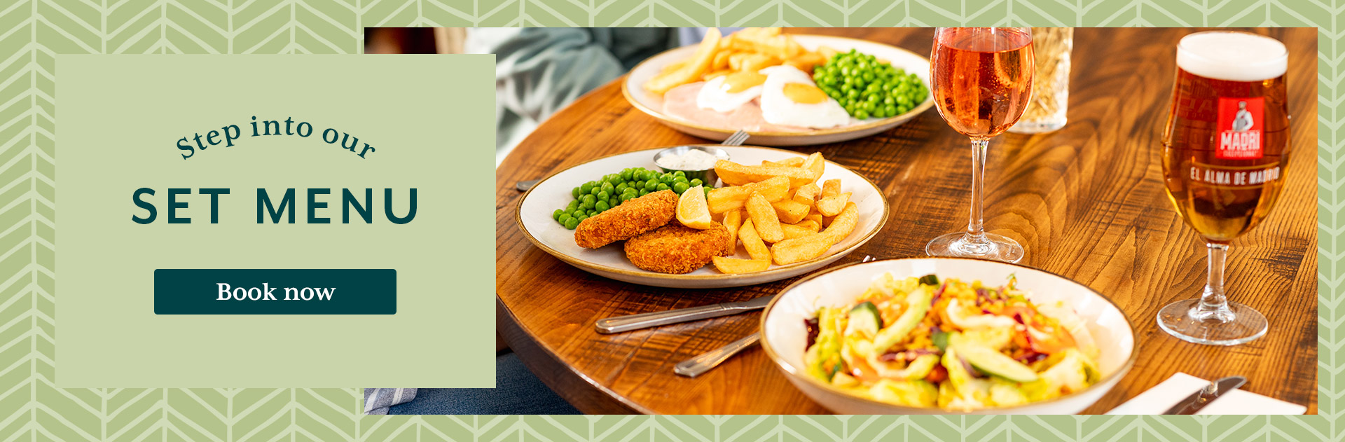 Fixed Price Menu at The Sandringham – Ember Inns